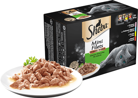 SHEBA® | Verwen jouw kat met Mini Filets mix selectie