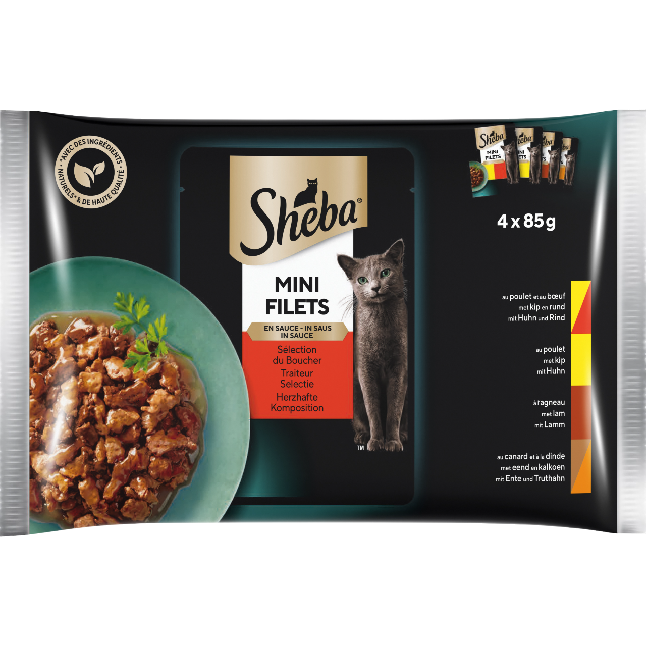 SHEBA® | Verwen jouw kat met Mini Filets traiteur selectie